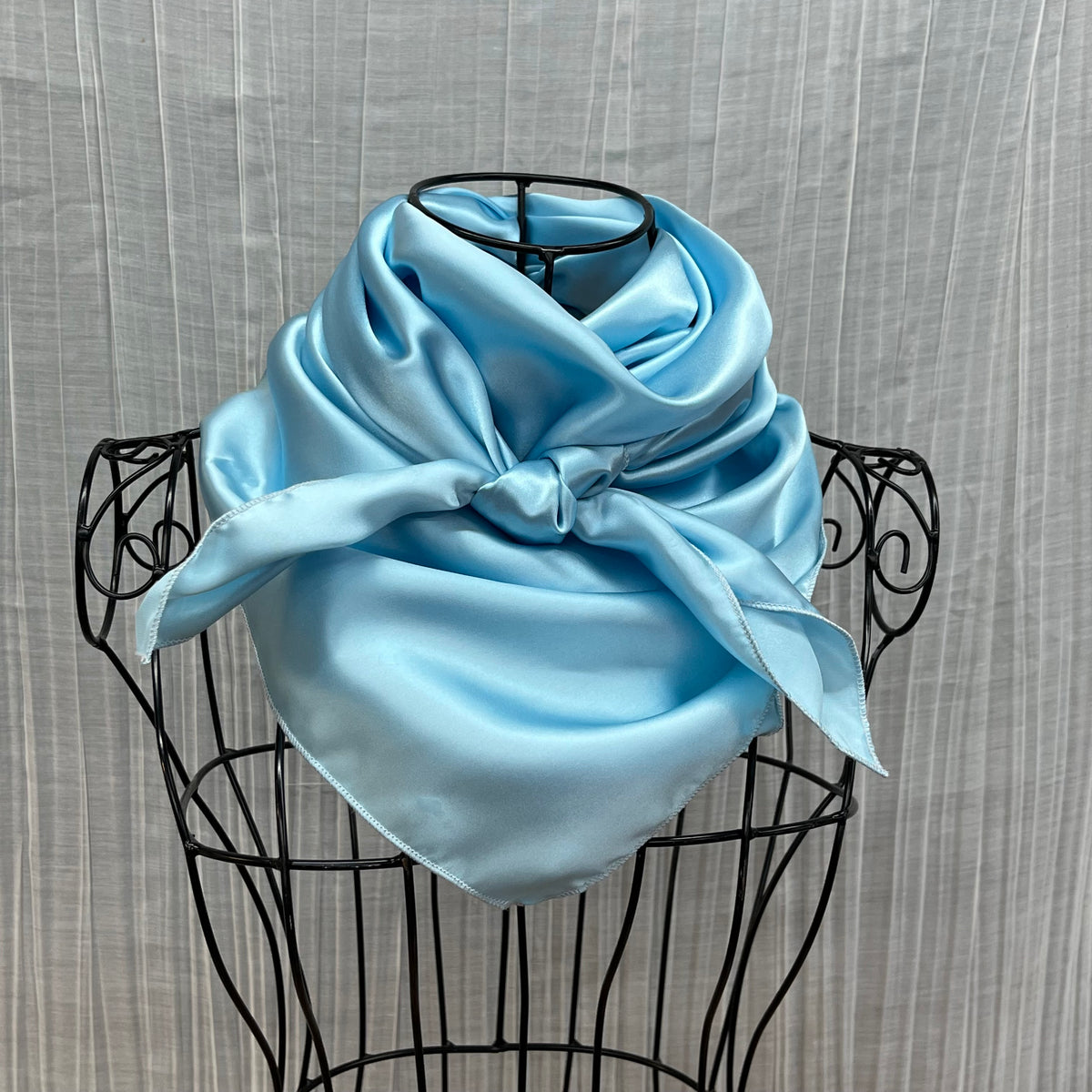 44” Light Blue Silk – MT Wild Rags