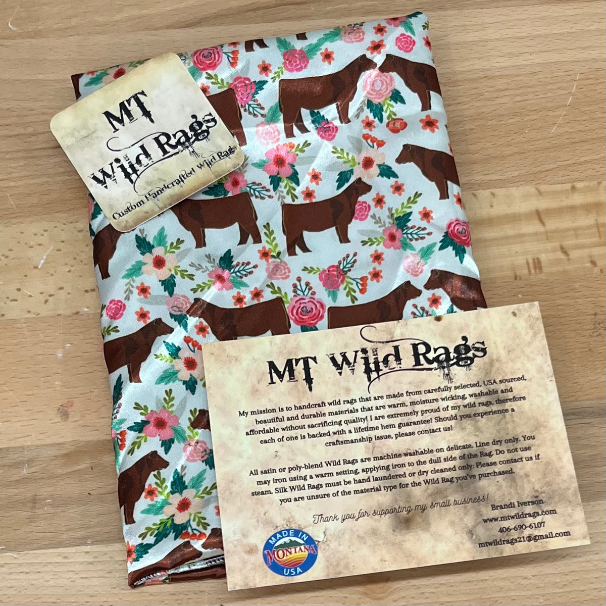 Red Angus- white – MT Wild Rags